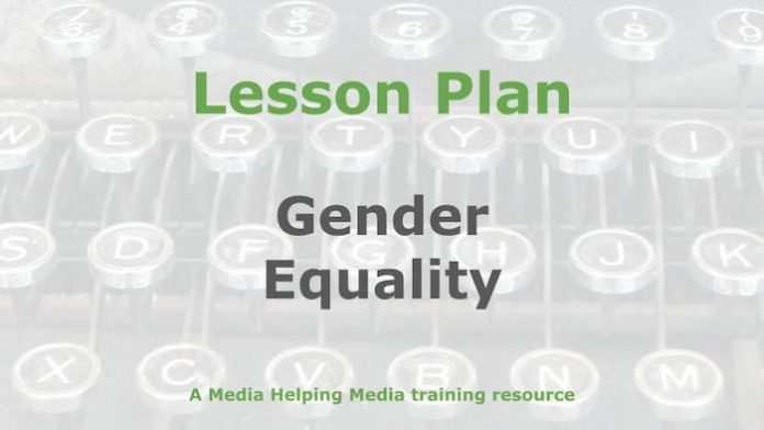 Lesson: Gender equality in news production - Media Helping Media