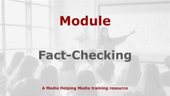 Module: Foundations of fact-checking - Media Helping Media
