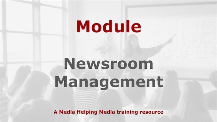 Module: Managing newsroom resources - Media Helping Media