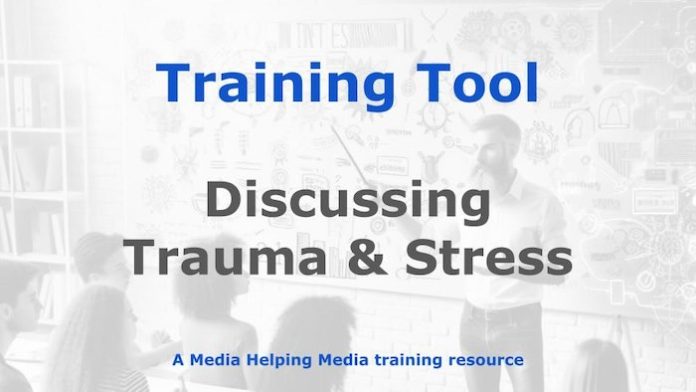 Tool: Delivering trauma training - Media Helping Media